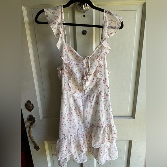 Hayden | Dresses | Super Cute White Mini Dress Brand New With Tags ...